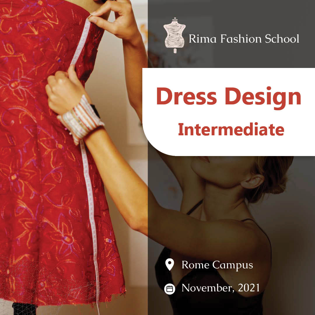 Dress Design – Intermediate - RIMA | Italian Fashion School